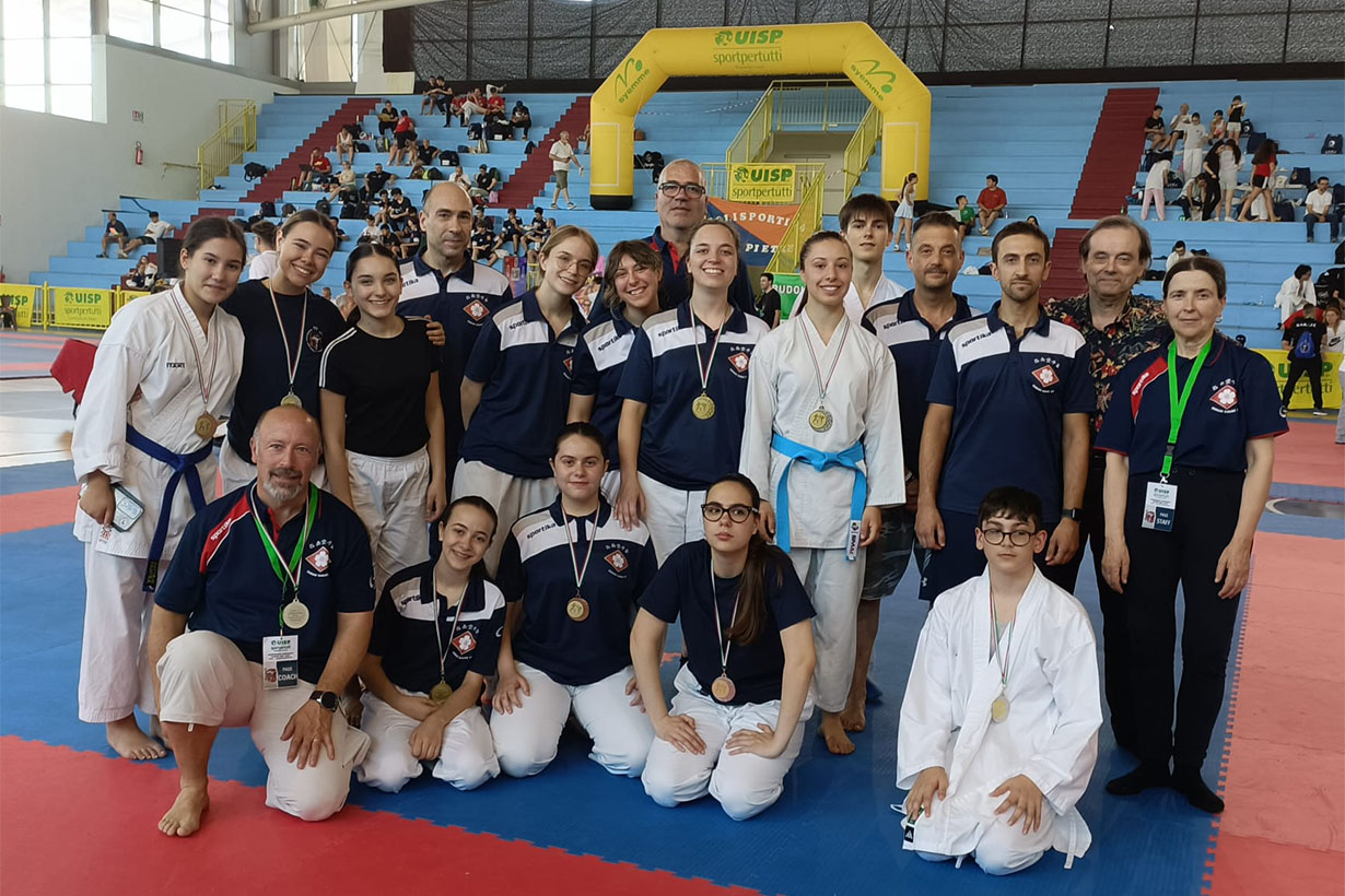 Asd Shinan Karate Kai quarta al Campionato nazionale UISP